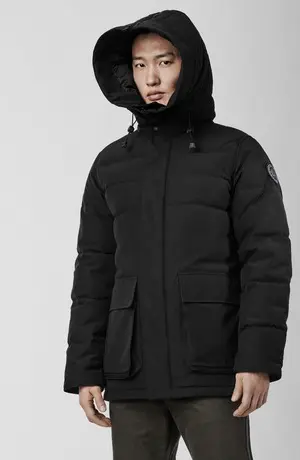 Canada Goose Black Label Wedgemount 625 Fill Power Parka - Black